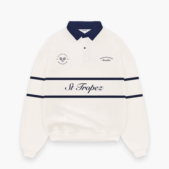 Shashka | Shirts | Shashka St Tropez Long Sleeve Polovintage Cream A ...
